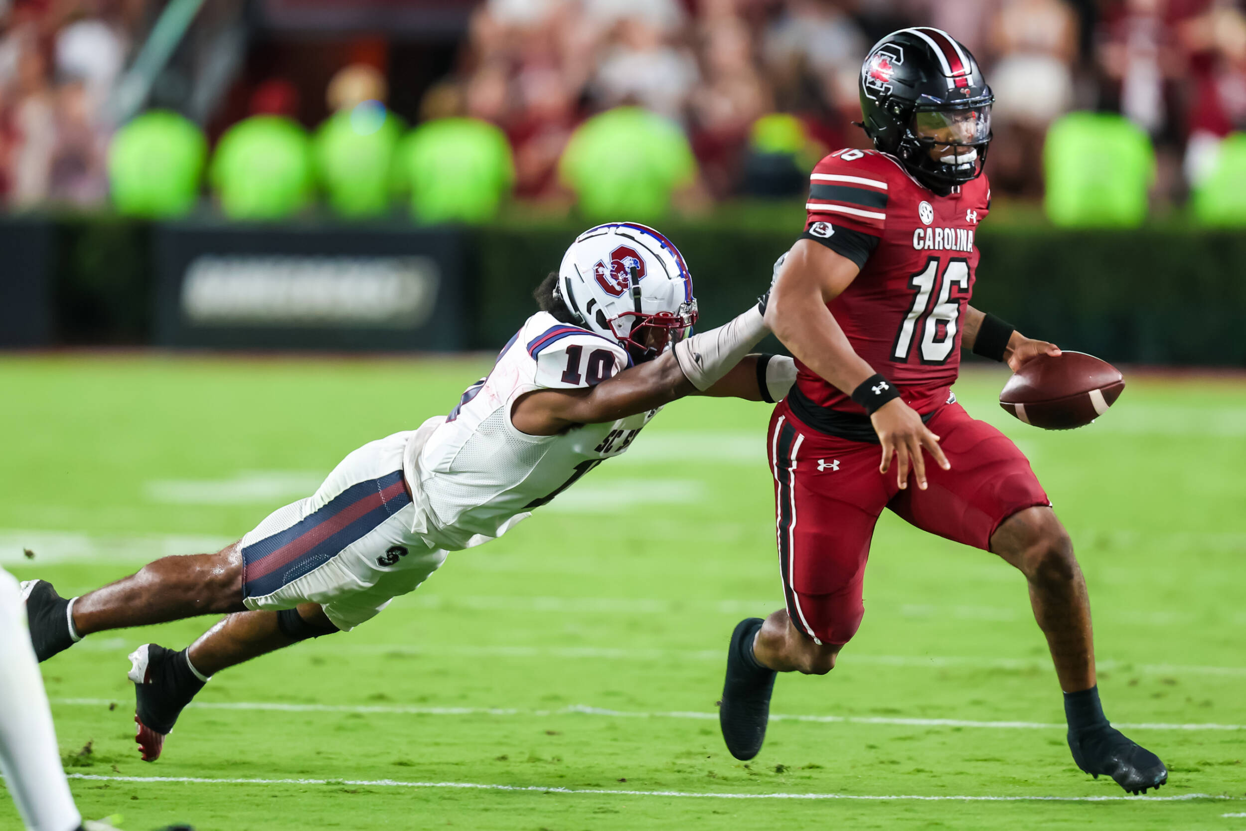 Swain Shines in Football’s 38-10 Win over S.C. State – University of ...