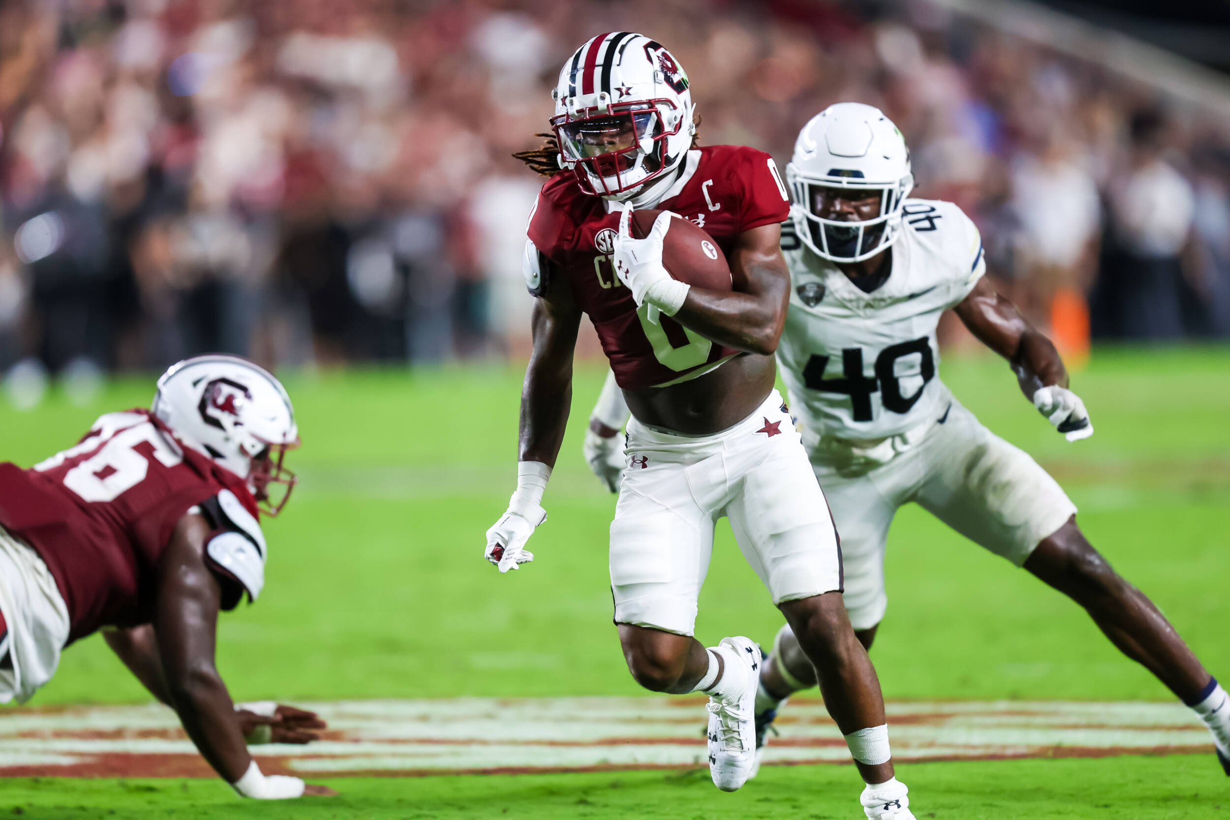 Football Rolls to 50-7 Win over Akron – University of South Carolina ...
