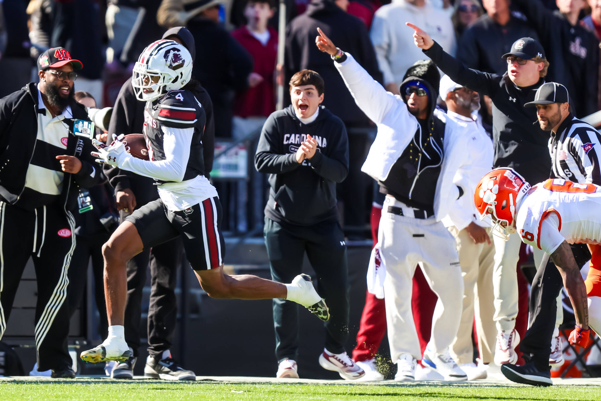 Football Falls to Clemson in Season Finale – University of South ...