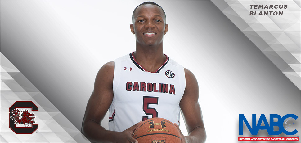 Blanton Named To NABC Honors Court – University of South Carolina Athletics