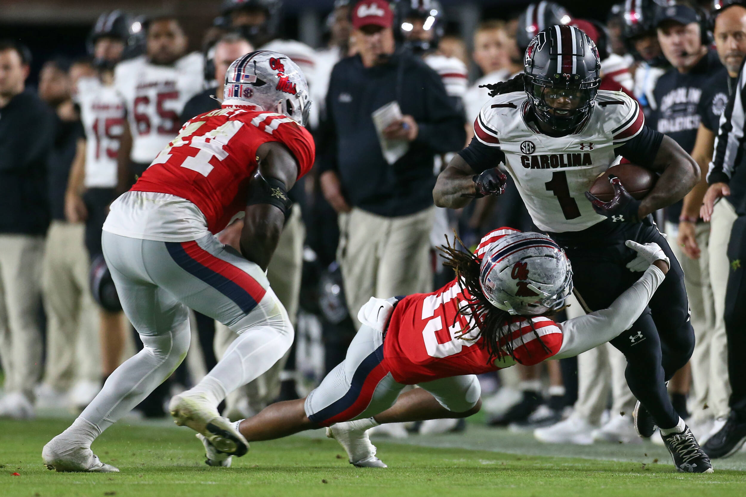 Football Falls to No. 7 Ole Miss Saturday Night – University of South ...
