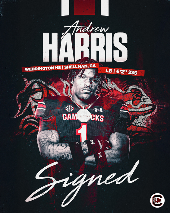 Andrew Harris – University of South Carolina Athletics