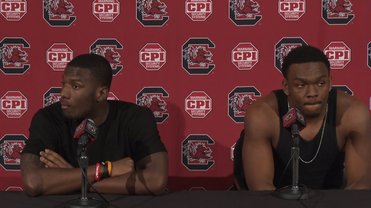 POSTGAME: Bryan Edwards, Brad Johnson on the Garnet & Black Spring Game ...